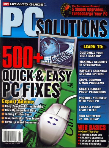 PC Solutions, Special 2008 Issue: Editors of PC SOLUTIONS Magazine ...