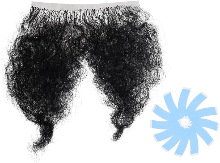 Amazon.com : viviaBella Handmade Men Fake Chest Hair Synthetic Hair ...