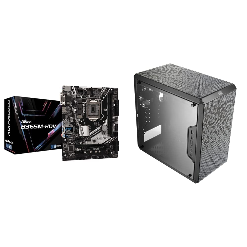 Asrock Intel B365 Chipset Motherboard B365m Hdv And Cooler Master ...