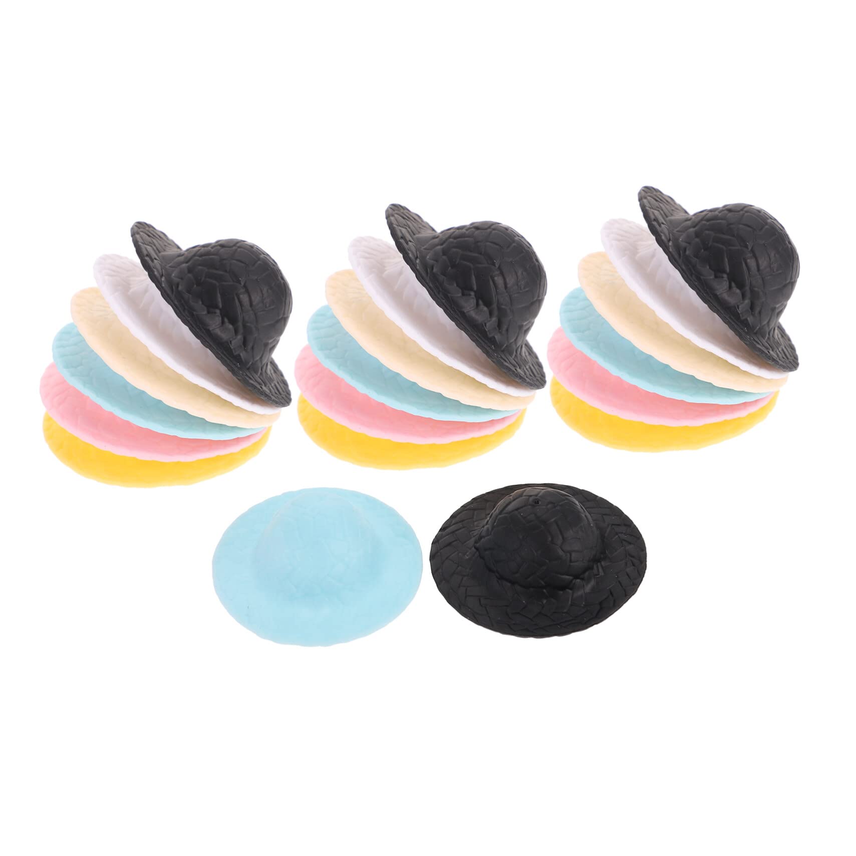 Amazon.com: HONMEET 20pcs Mini Hat Doll Craft Hats Mini Formal Hats ...