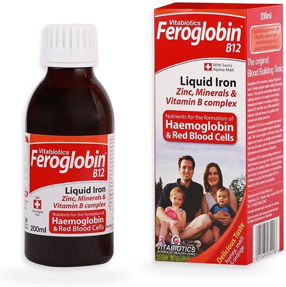 Vitabiotics Feroglobin B12 Syrup 200 ml: Buy Online at Best Price in ...