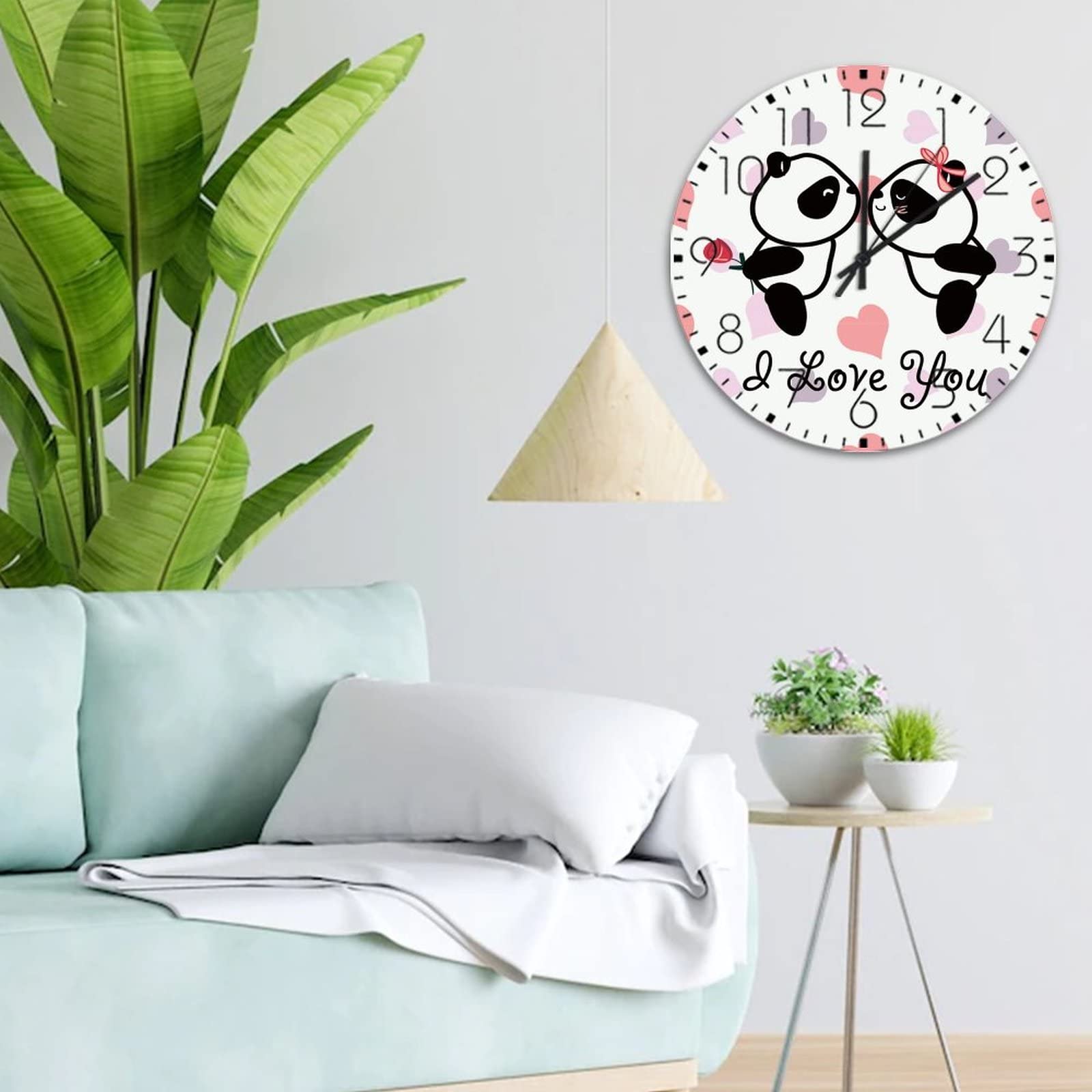 Panda De Youwall Love Baby Panda Bamboo Wall Art | BIG Wall Décor