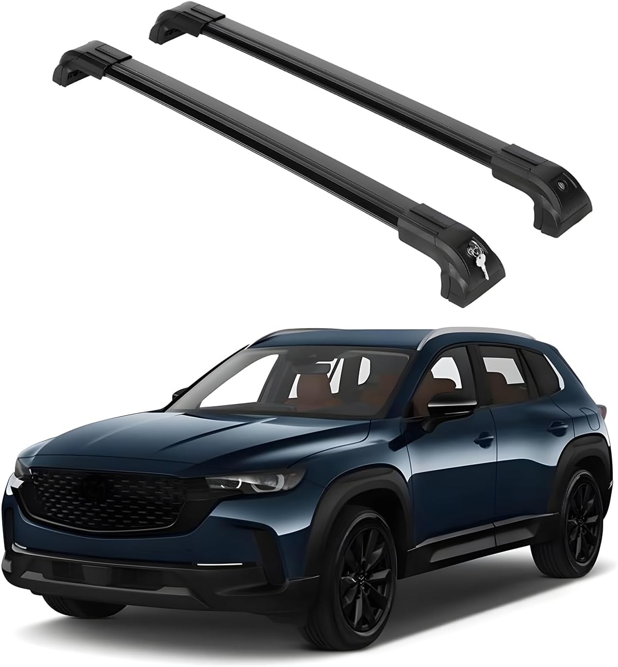 ERKUL Heavy Duty 220lb Roof Rack Cross Bars for Mazda CX-50 2023-2025 ...