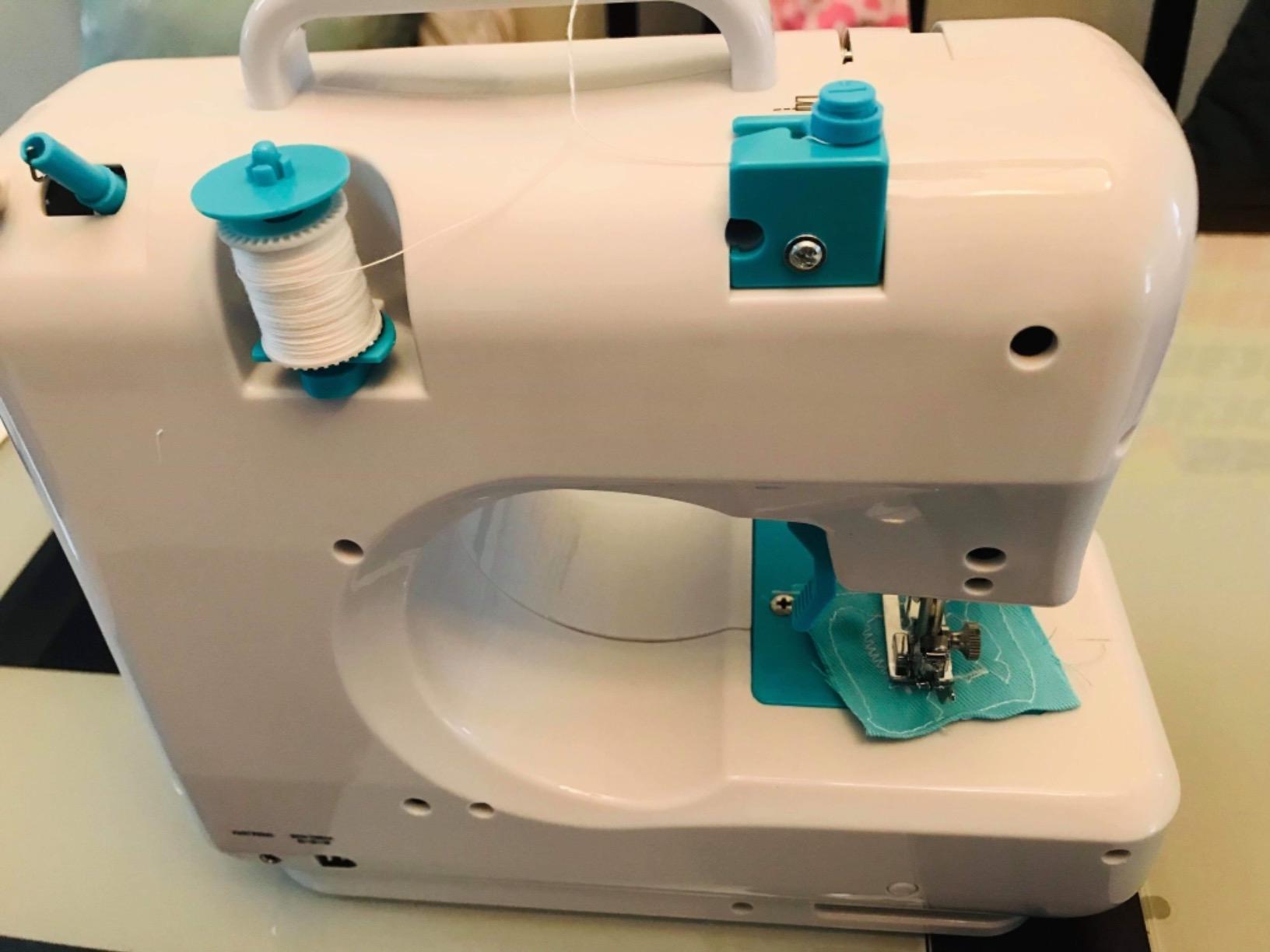Amazon.com: Sewing Machine Portable Crafting Mending Machine with 12 ...
