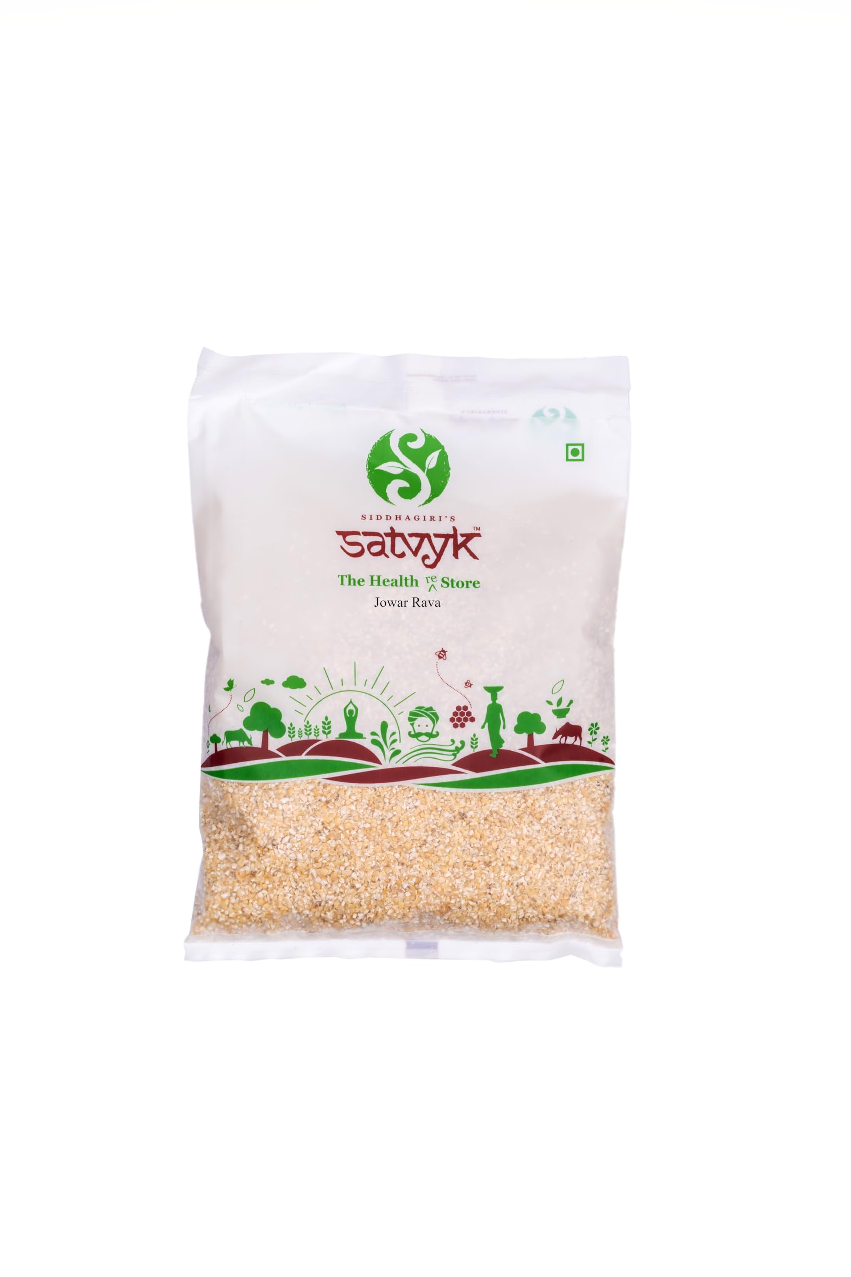 S Siddhagiri's SATVYK THE HEALTH re STORE Organic Jowar Rava (500gm ...