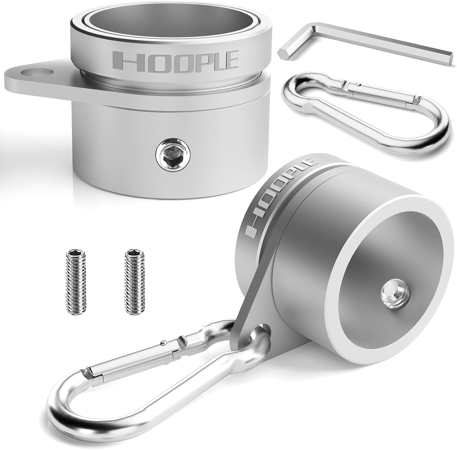 Amazon.com : Flag Pole Rings, Anti Wrap Spinning Flag Pole Clips ...