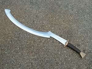 Egyptian khopesh- 26" Long kopesh Sword - Wood Handle with Brass Guard ...