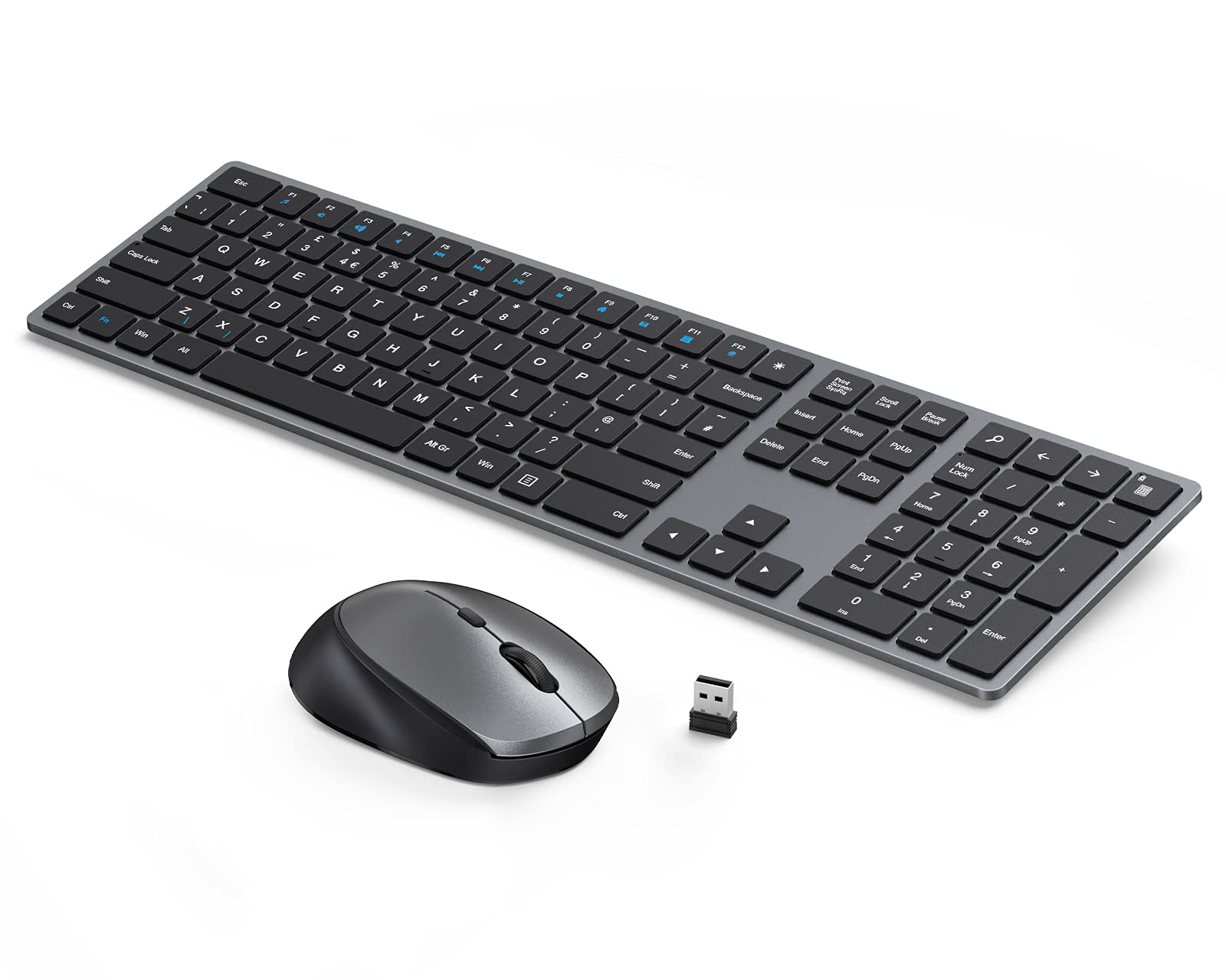Buy Seenda Wireless Keyboard and Mouse Set, Ultra Slim 2.4G USB ...