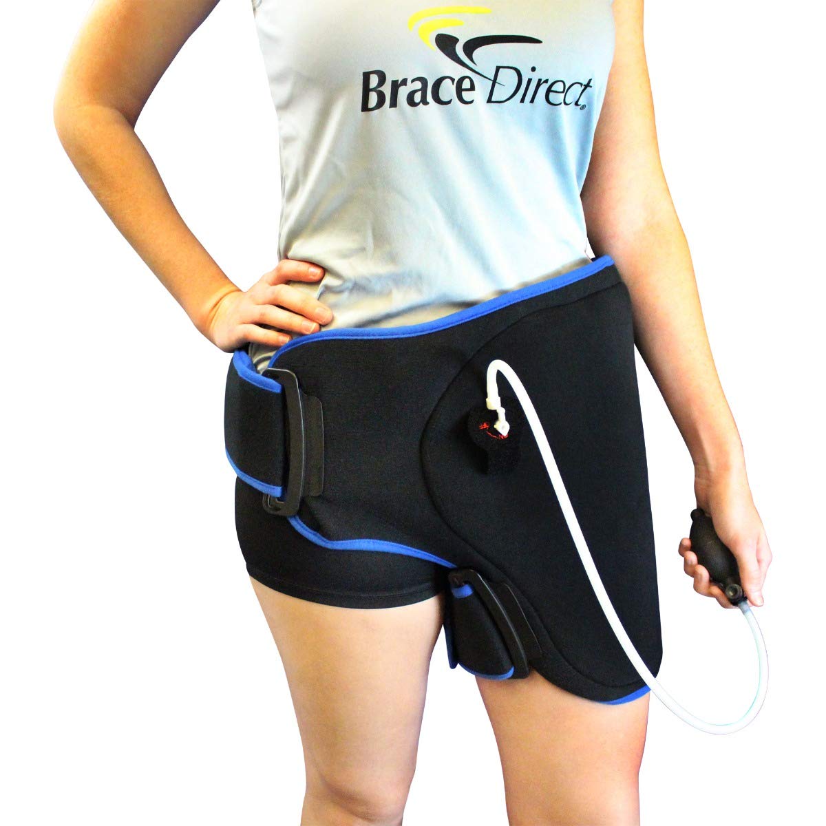 Buy Cryotherapy Hip Wrap with Adjustable Compression Support; Air Pump ...