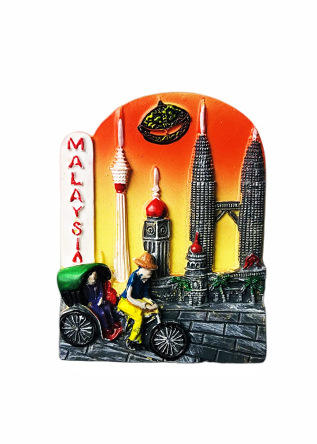 Snapklik.com : Kuala Lumpur Malaysia Refrigerator Magnet Souvenir ...