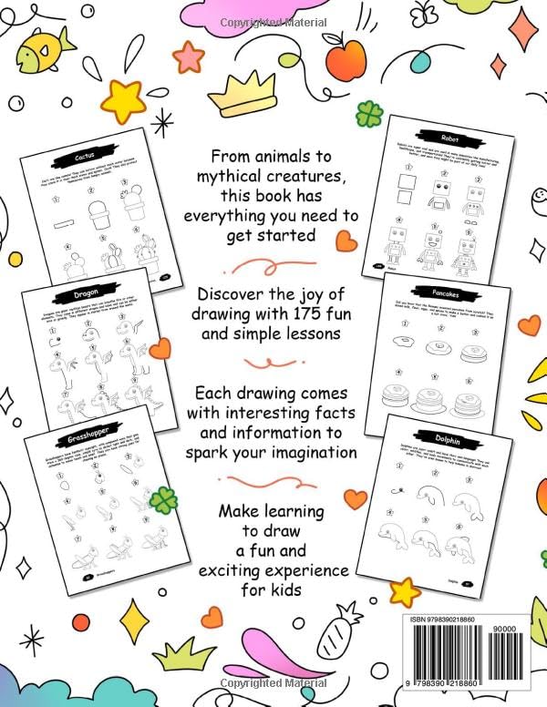 Snapklik.com : How To Draw Everything: Learn To Sketch 175 Animals, Nature, Food, Mythical ...