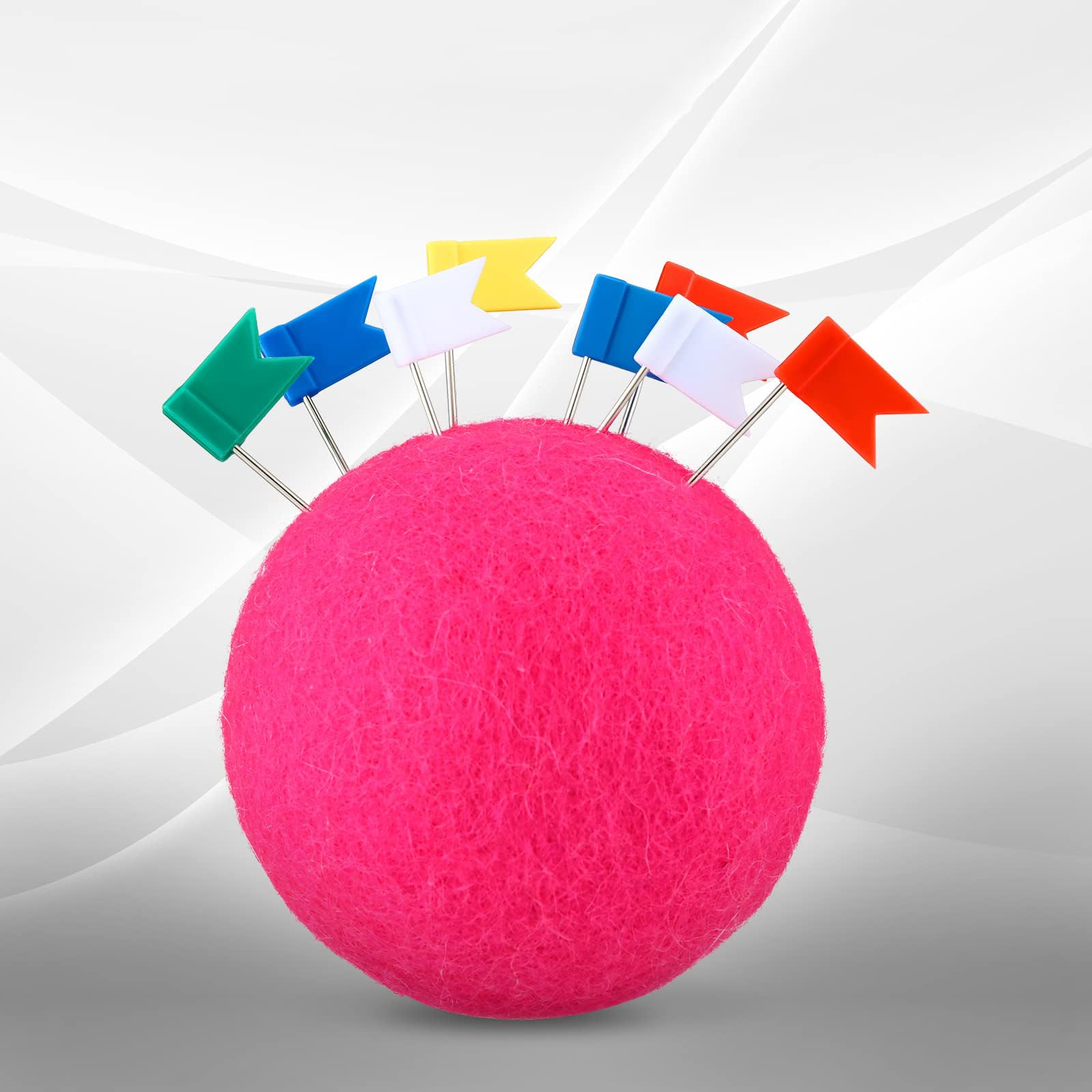 Snapklik.com : 100 Pieces Multi-Color Map Flag Push Pins, Flag Push ...