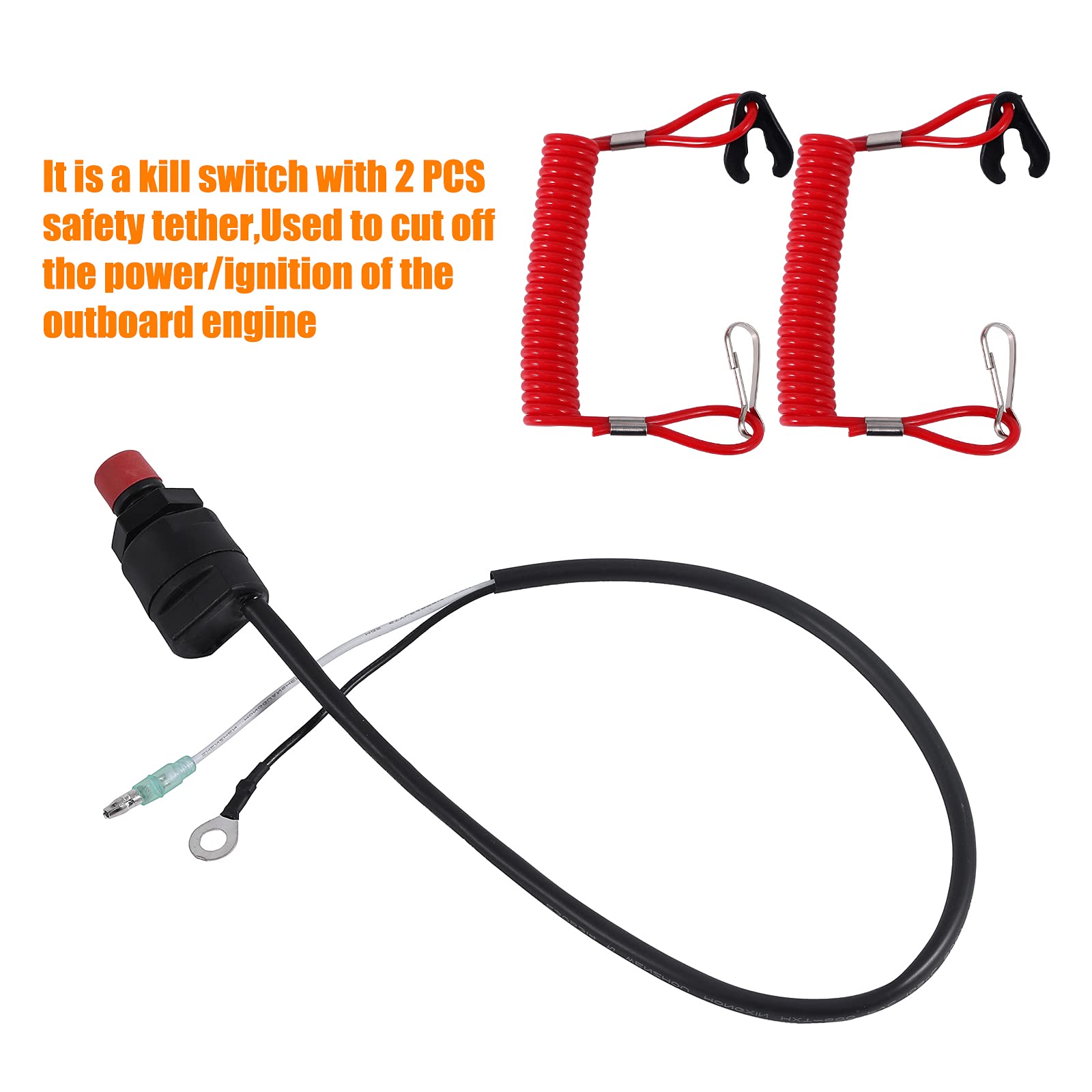 Snapklik.com : Stylemafia Universal Boat Outboard Lanyard Engine Motor ...