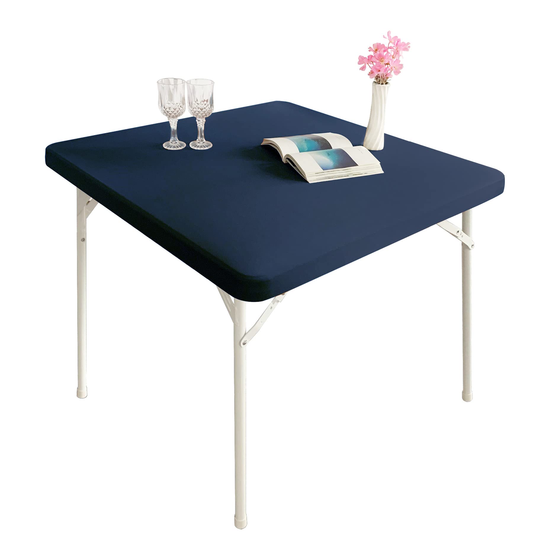 Amazon.com: Monibana Cocktail Fitted Spandex Stretch Square Table ...