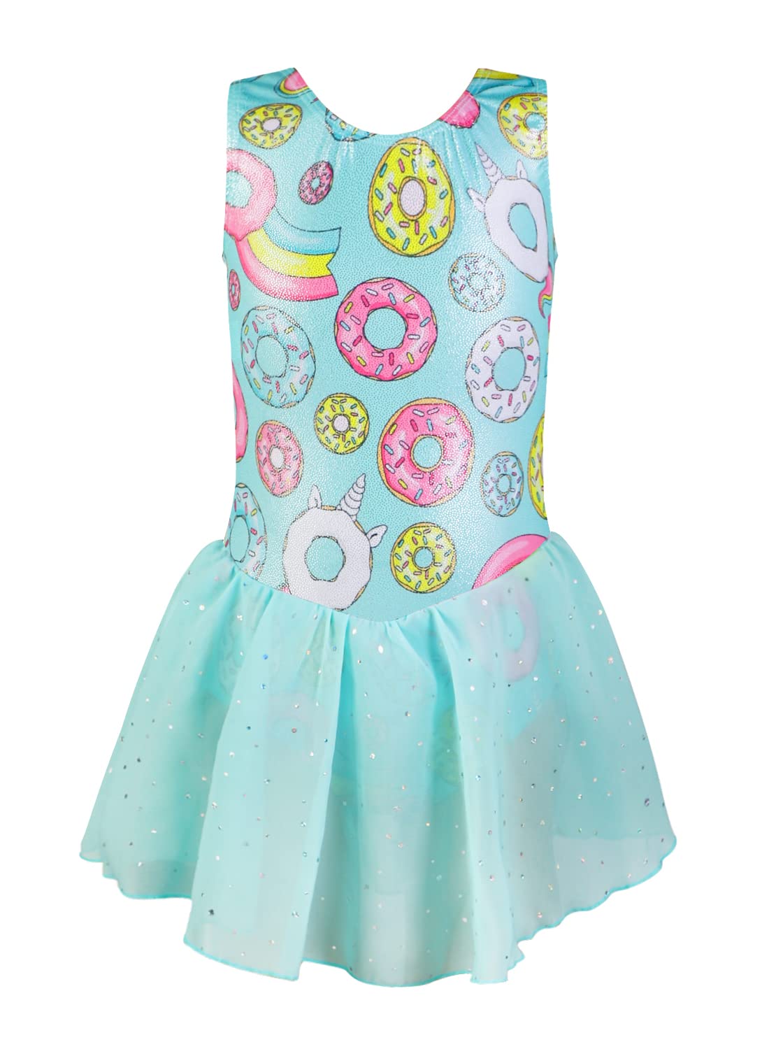 Snapklik.com : Girls Gymnastics Skirted Leotard Ballet Tutu Dance Dress ...