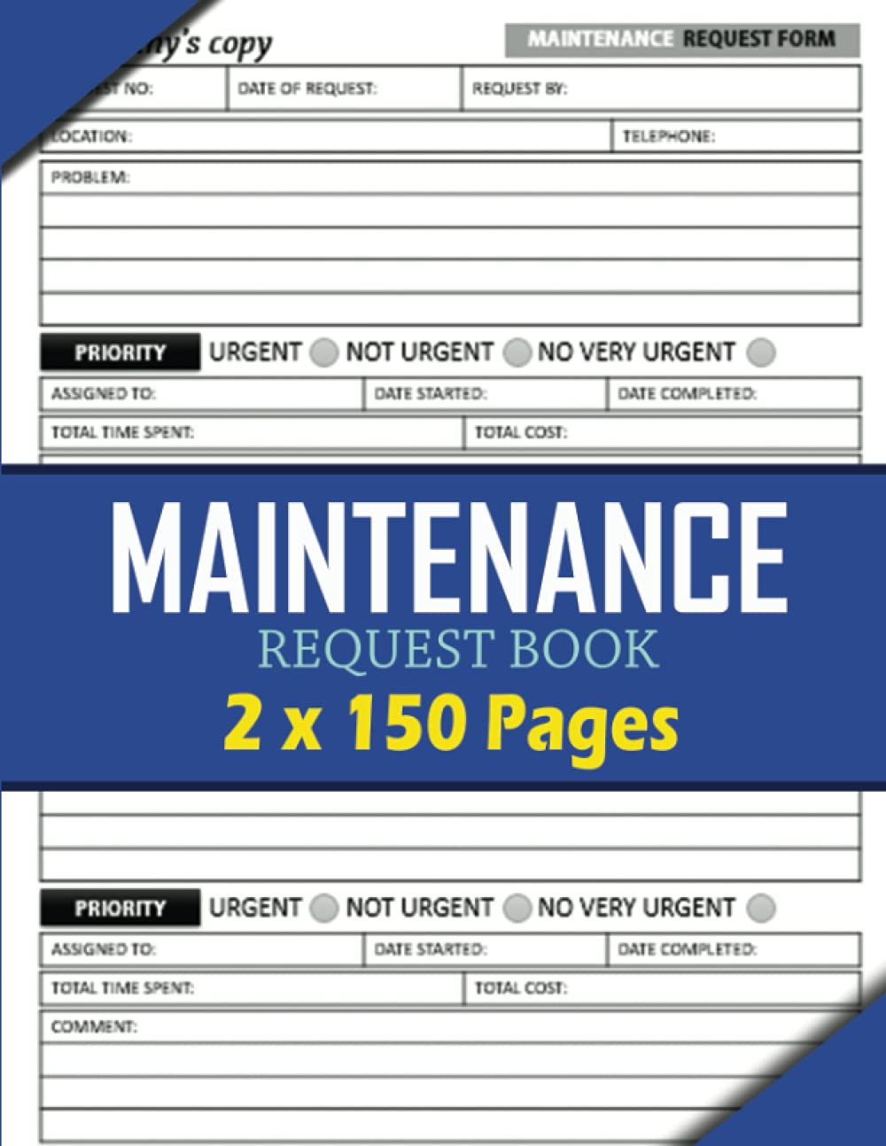 Amazon.com: Maintenance Request Book: With Tearable Section as ...