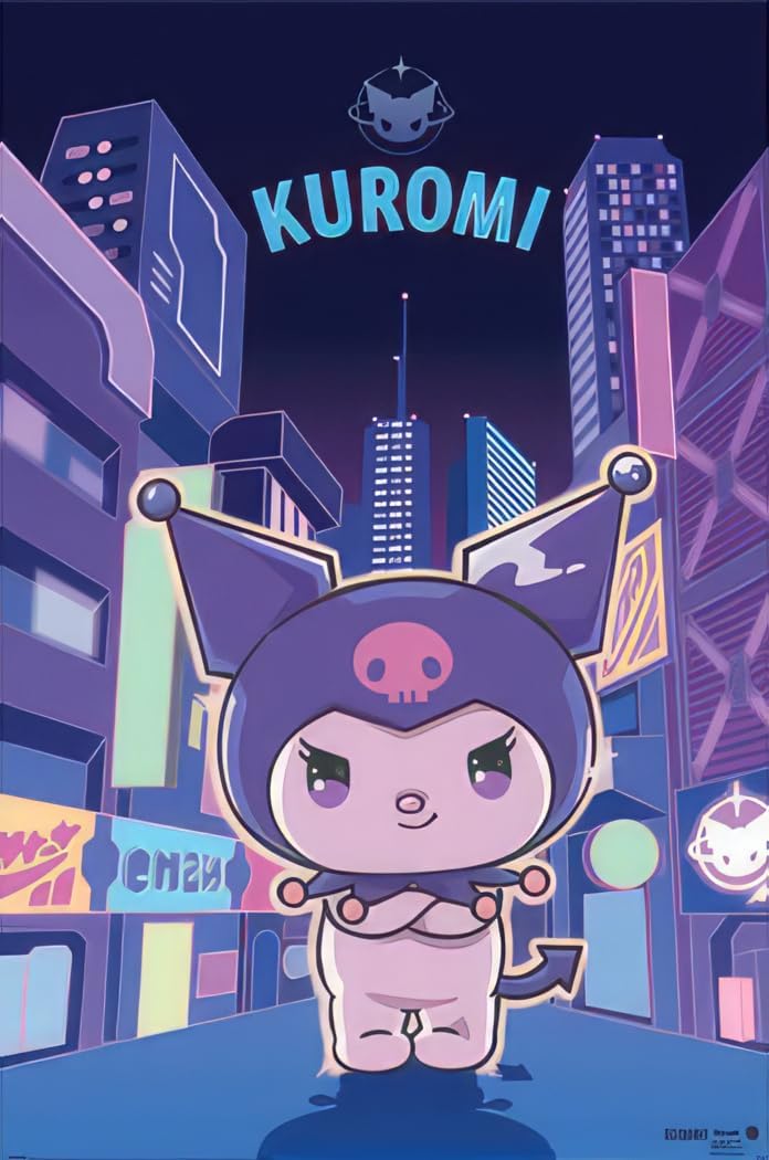Amazon.com: Hello Kitty - Anime Poster (Kuromi Ambition) (Size: 24" x ...