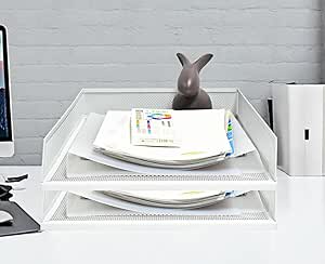 Amazon.co.jp: YFS A3 File Tray, Letter Case, A3 Desk Tray, Tabletop ...