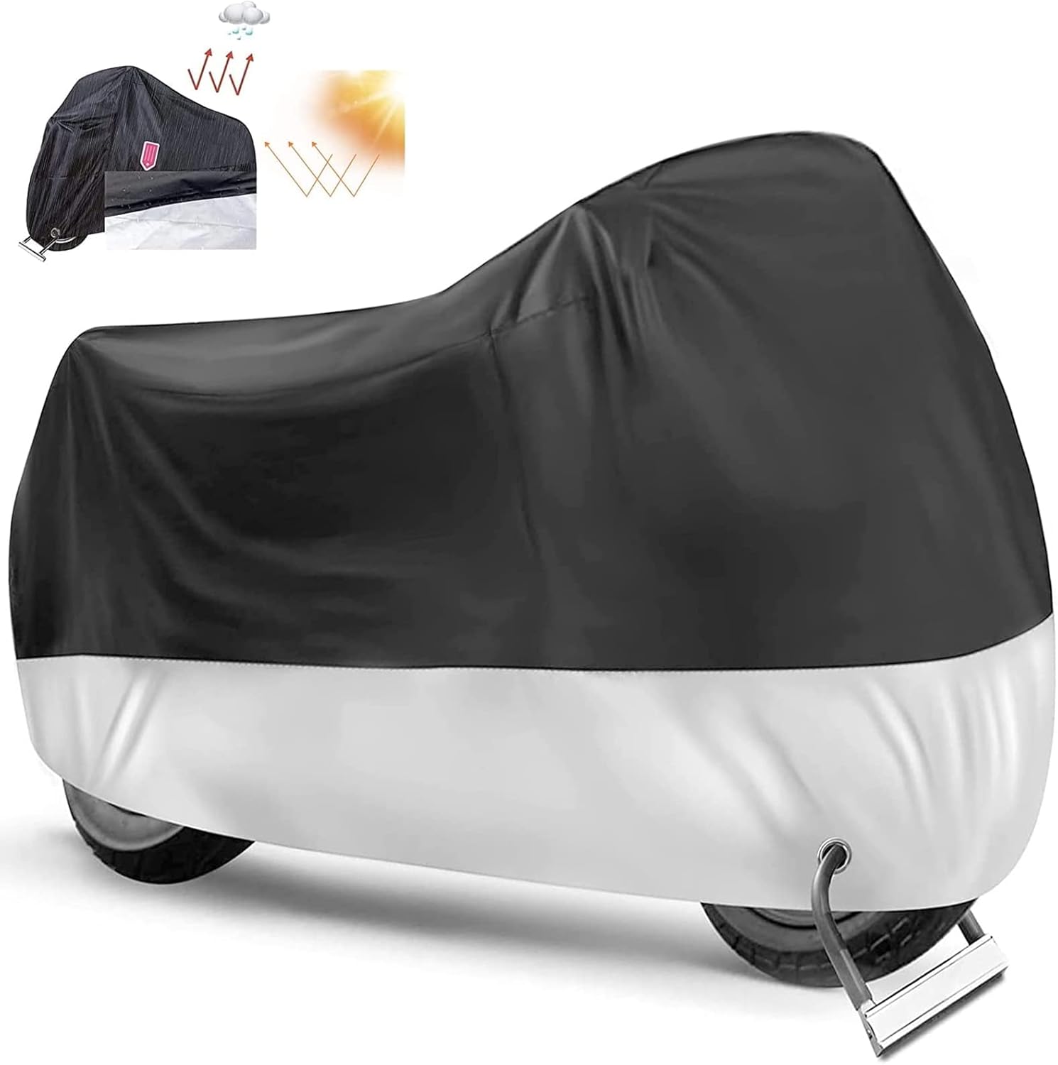 Funda para Moto Cubierta para Motocicleta Impermeable - XL Cubierta de ...