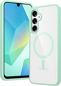 Amazon.com: FNTCASE for Samsung Galaxy A16-5G Case: Magnetic Military Grade Drop Protection Anti ...