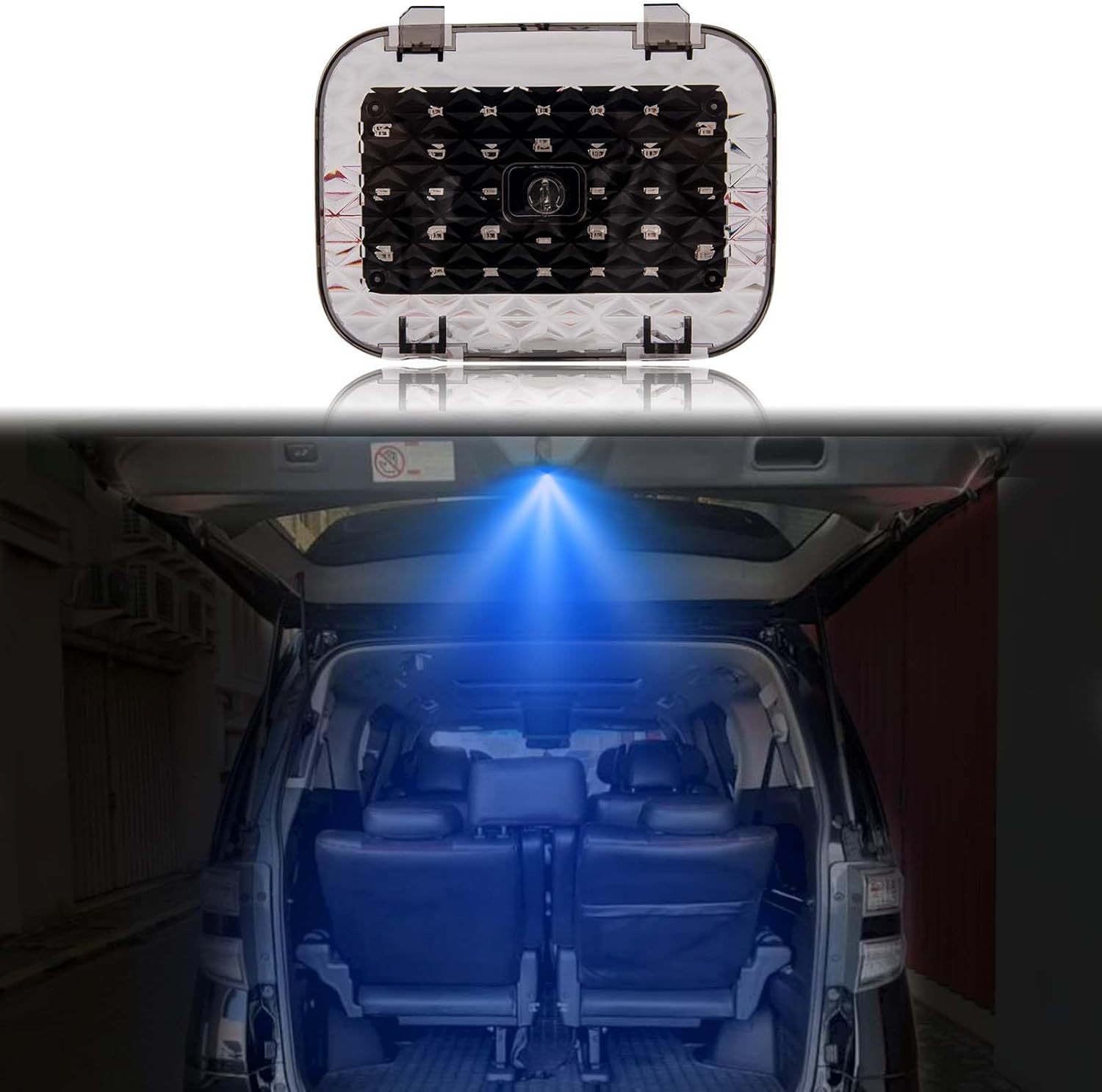 Amazon.co.jp: POPMOTORZ 新型 アルファード40系 増設ラゲッジランプ ブルー ヴェルファイア40系 リアゲートランプトヨタAlphard40 トランクライト ...