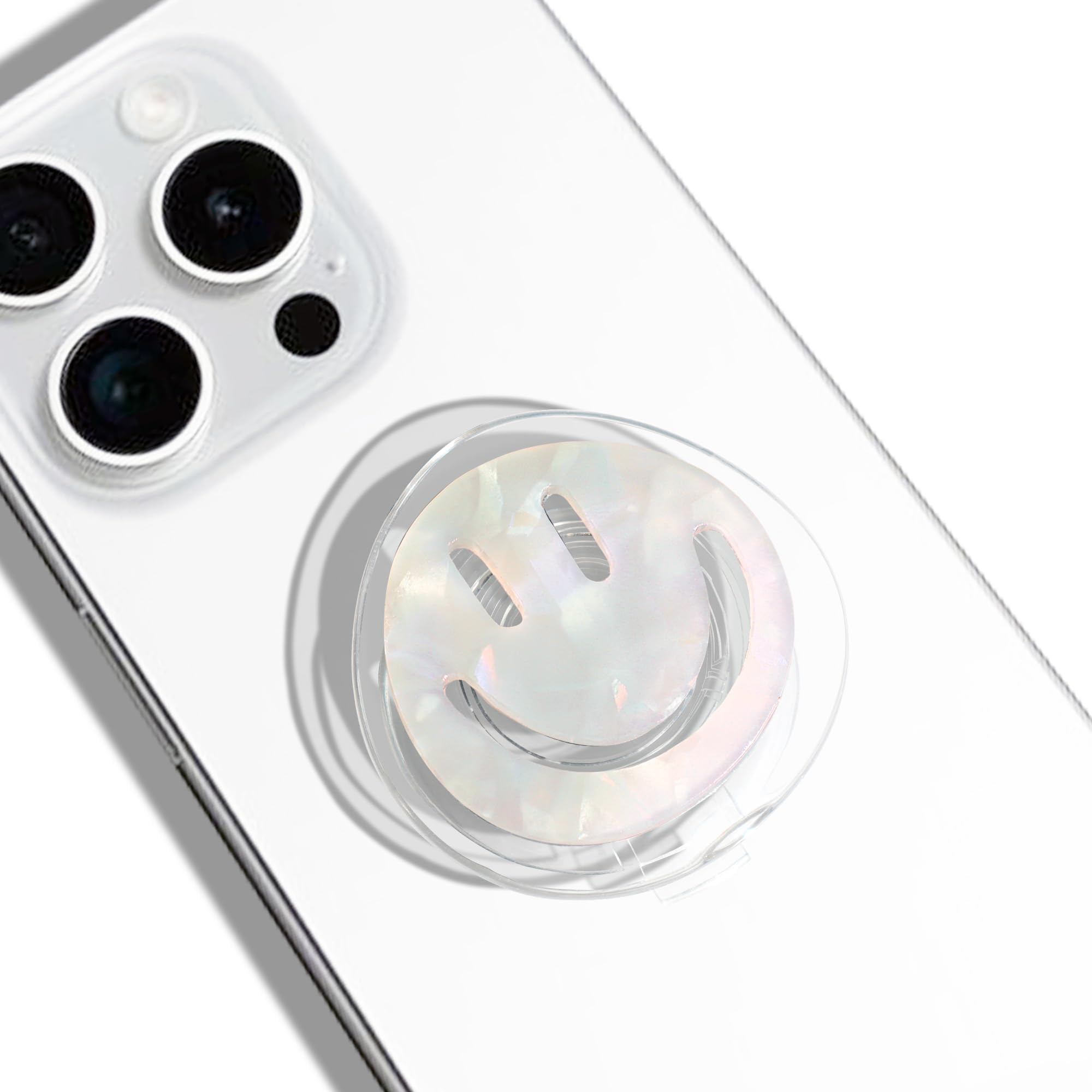 Amazon.com: GRIPONG Smiley Face Phone Grip - Fun and Expandable ...