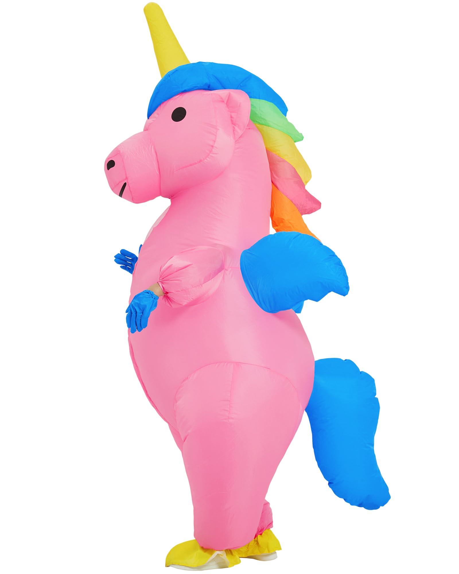 Amazon.com: JYZCOS Inflatable Unicorn Costume Adults Unicorn Blow up ...