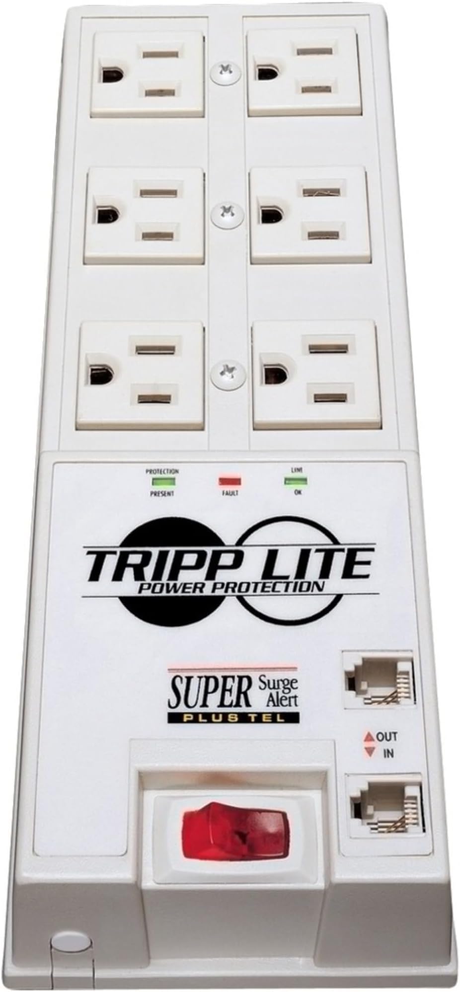 Amazon.com: Tripp Lite 6 Outlet Surge Protector Power Strip, 6ft Cord ...