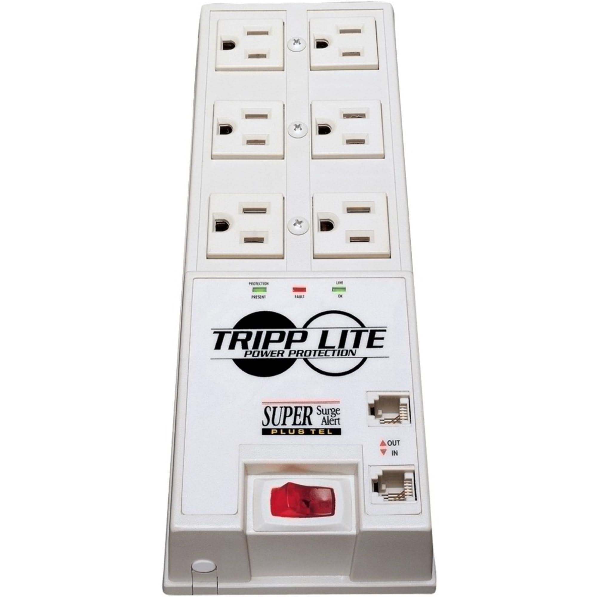 Amazon.com: Tripp Lite 6 Outlet Surge Protector Power Strip, 6ft Cord ...