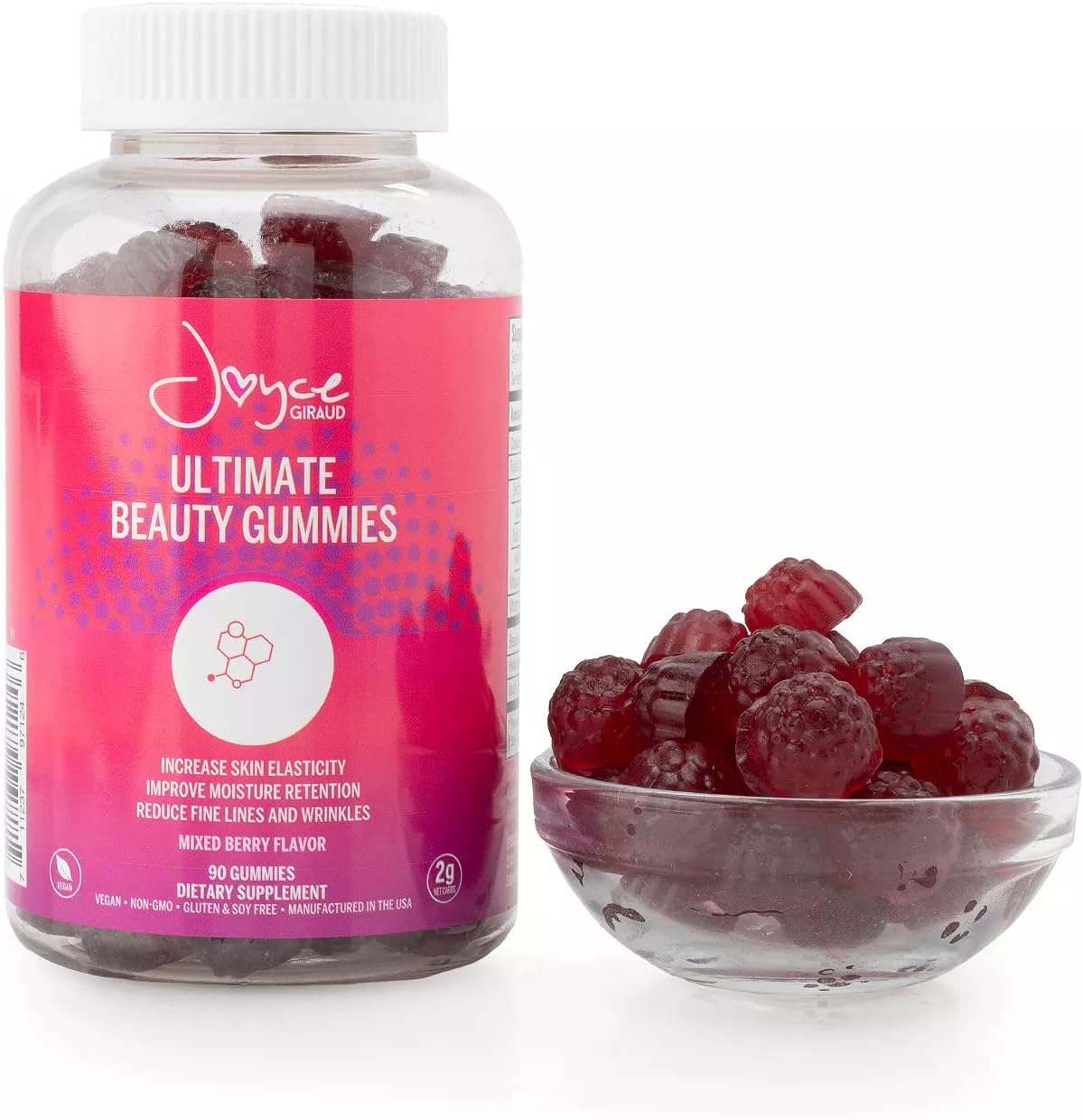 Amazon.com: Joyce Giraud Ultimate Beauty Gummies - Prebiotic Gummies ...
