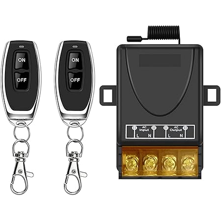 RODOT 433MHz Remote Control Switch, Wireless Remote Switch, AC 110V ...