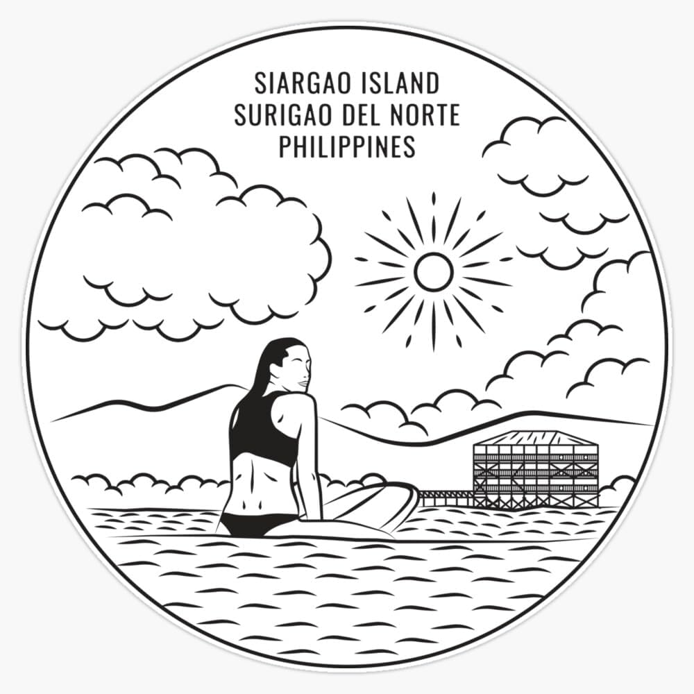 Amazon.com: Magnet Siargao Island Philippines Vinyl Magnet Bumper ...