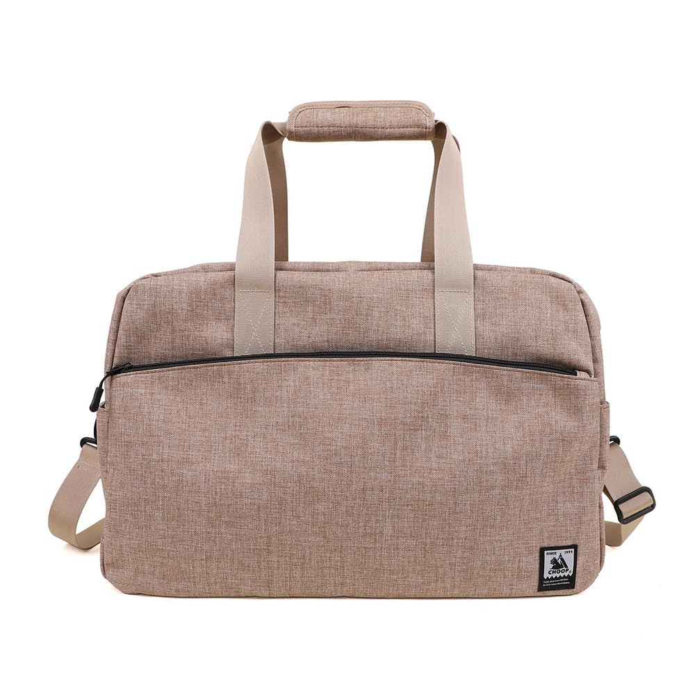 Amazon | CHOOP ポリキャンボストンバッグ ボストンバッグ ベージュ | ノーブランド品 | ボストンバッグ