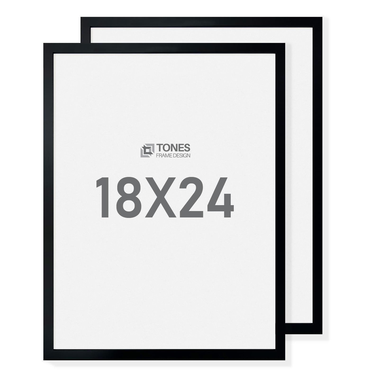 TONES FRAME DESIGN 18x24 Picture Frame Set of 2, 18x24 Black Picture ...