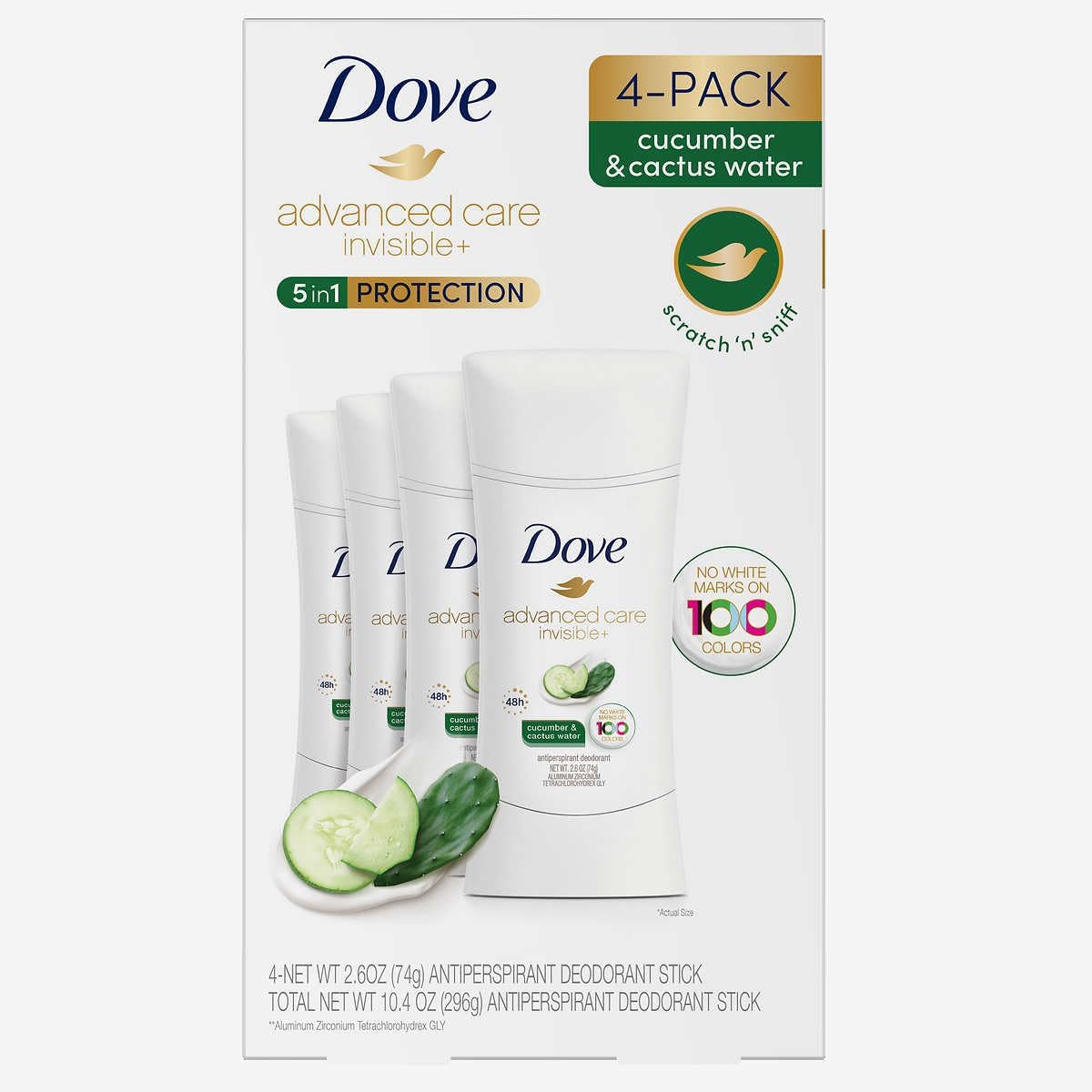 Amazon.com: Dove Advanced Care Invisible+ Antiperspirant Deodorant ...