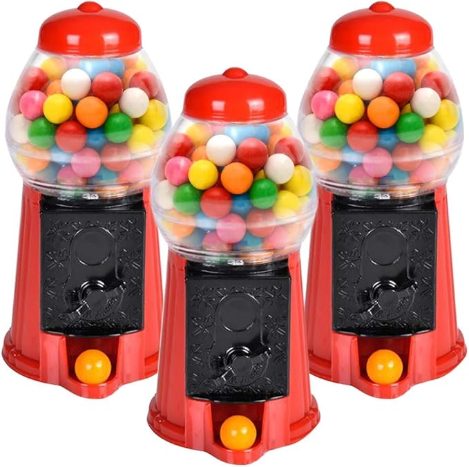 Amazon.com : ArtCreativity Gumball Machine for Kids, Set of 3, 6.5 ...