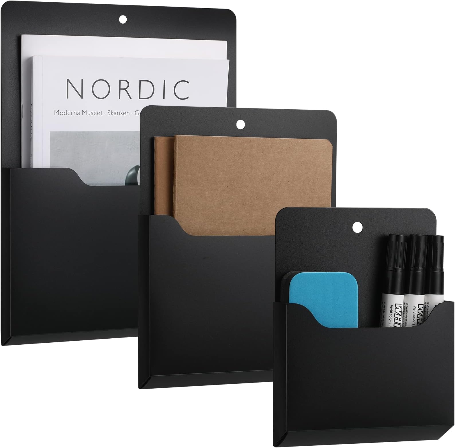 Amazon.com : Officemate Magnet Plus Magnetic Envelope and Note Holder ...