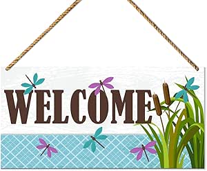 Amazon.com: Spring Summer Welcome Sign, Spring Summer Sign Front Door ...