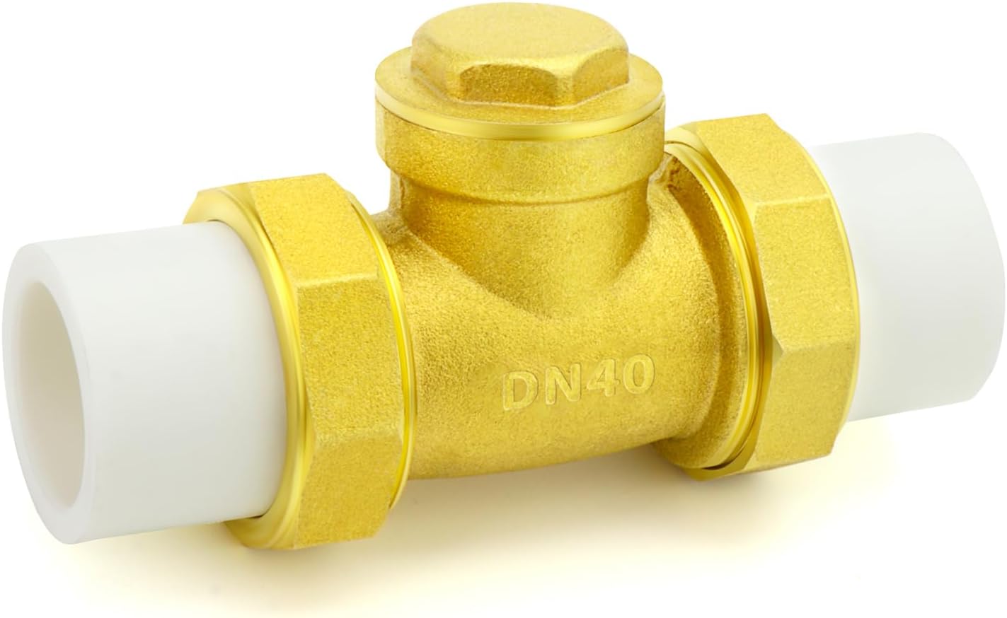 Amazon.com: GASHER Brass Check Valve 1-1/4" DN40 With PPR, One Way ...