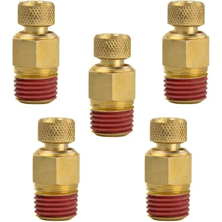 5 pack 1/4" Drain valve air compressor tank water drain plug - - Amazon.com