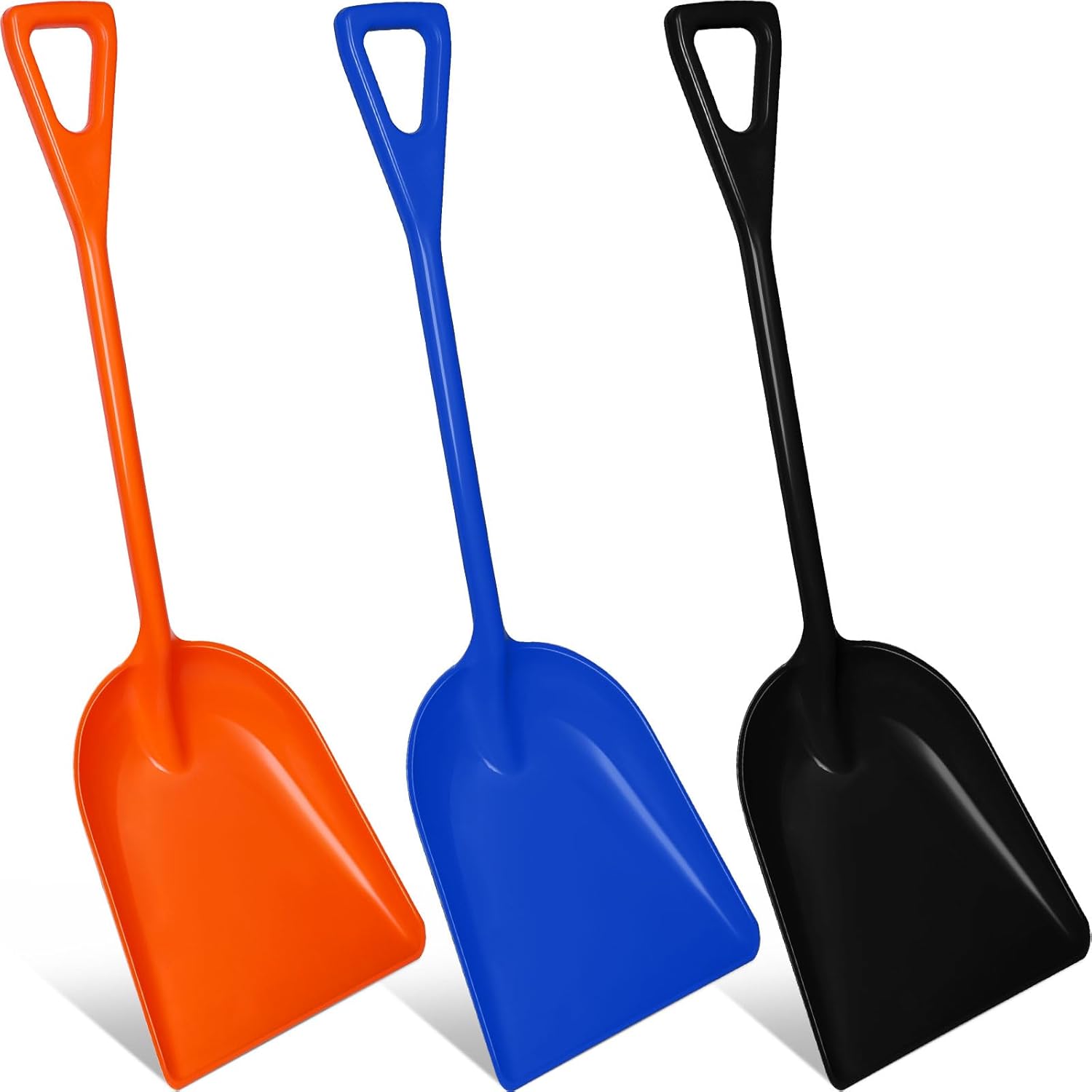 Amazon.com : Frienda 3 Pieces Plastic Snow Shovel 43 x 14 Inches Heavy ...