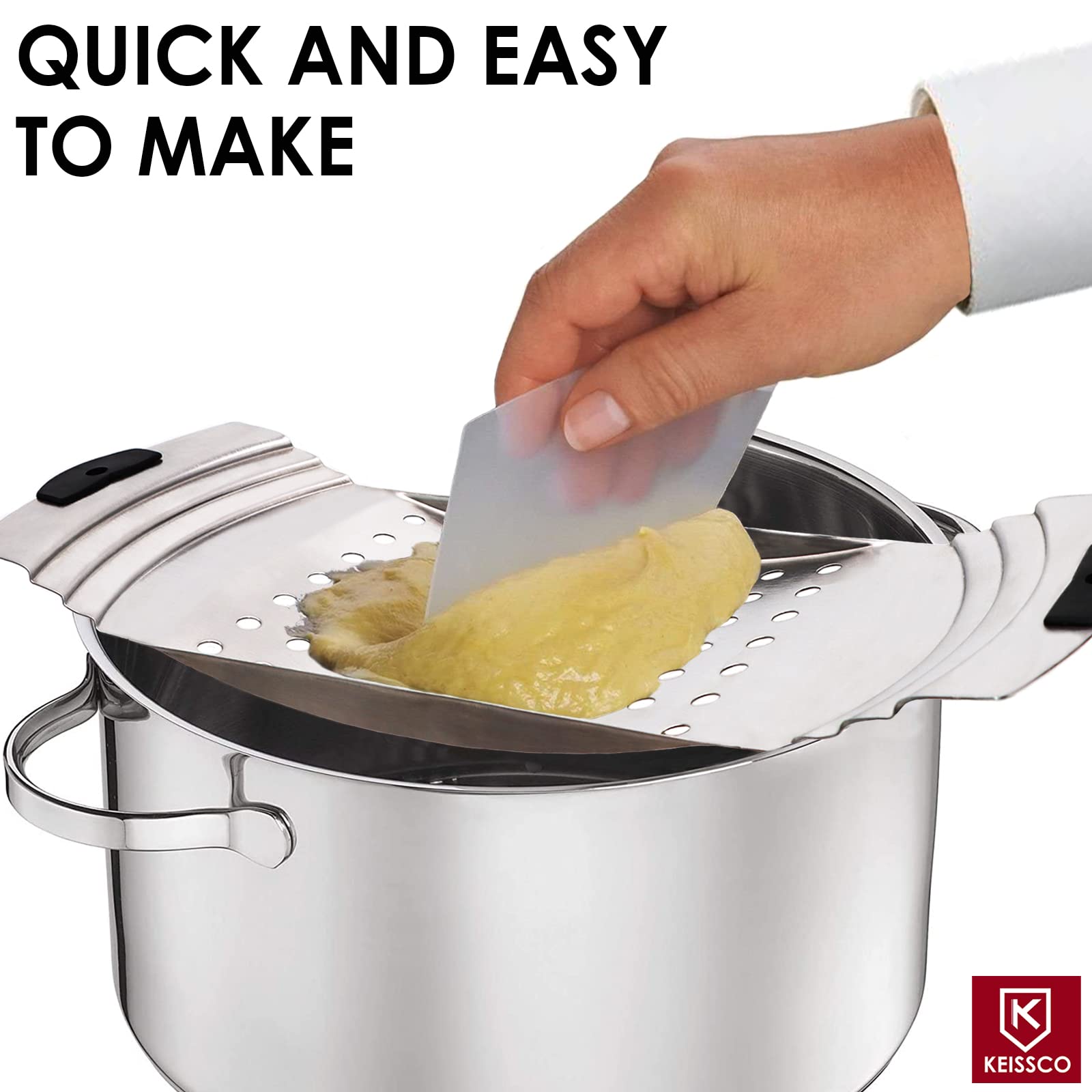 Snapklik.com : Premium Grade Stainless Steel Spaetzle Maker, Spaetzle Plane
