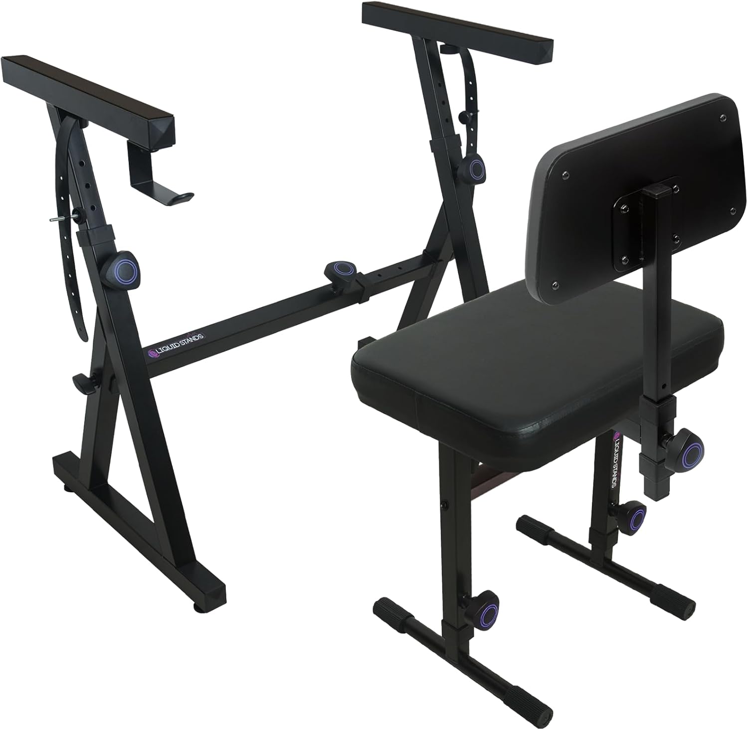 Amazon.com - Liquid Stands Piano Keyboard Stand and Bench Adjustable ...