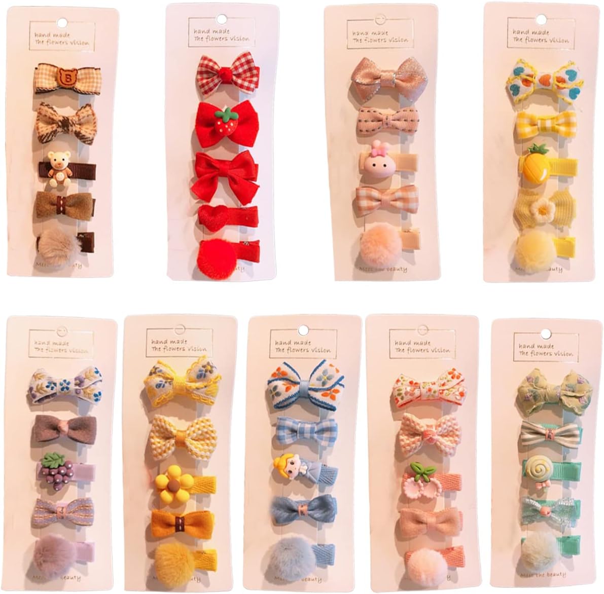 Amazon.com: Uzriyl 16Pcs Hair Clips for Girls with Butterfly Flower ...