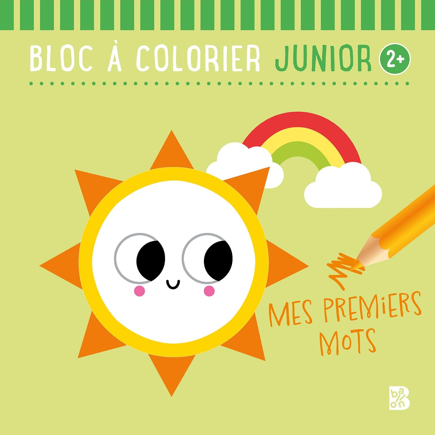Amazon.com: Bloc à colorier junior 2+ Mes premiers mots: 9789403234410 ...