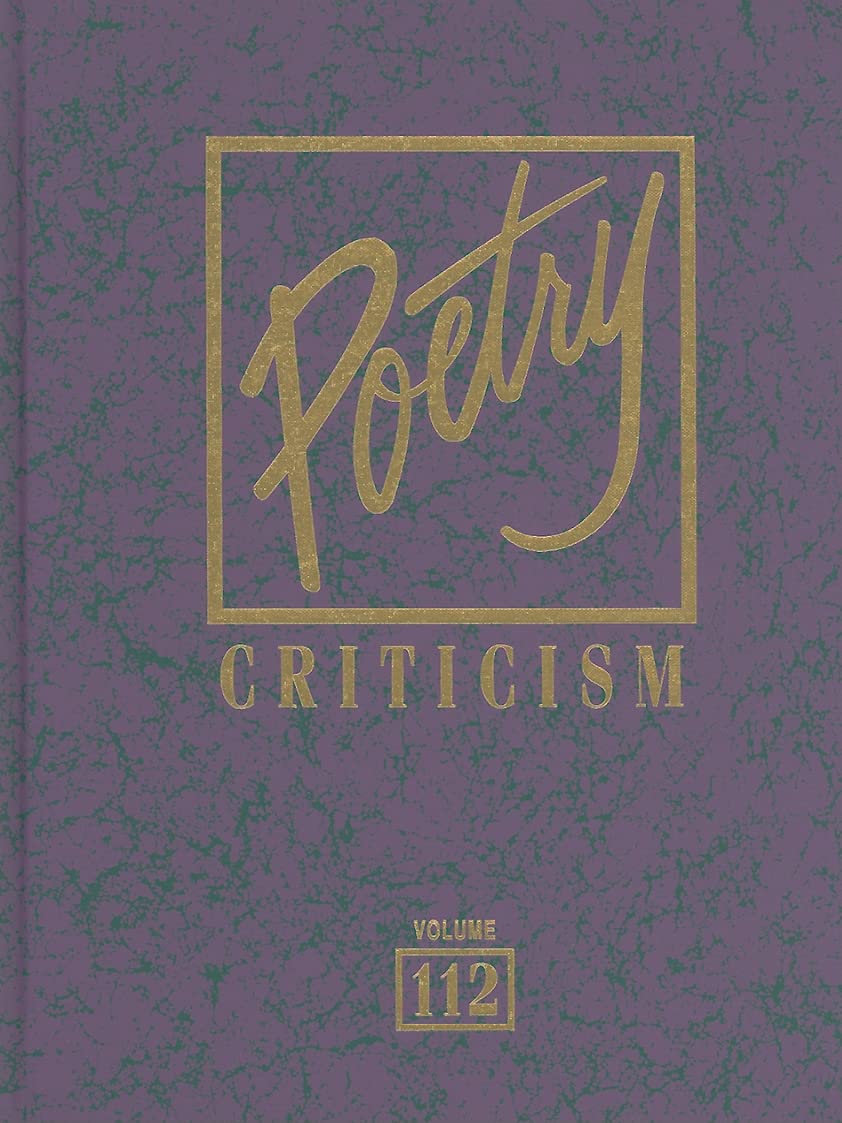 Amazon.com: Poetry Criticism (Poetry Criticism, 112): 9781414471242 ...