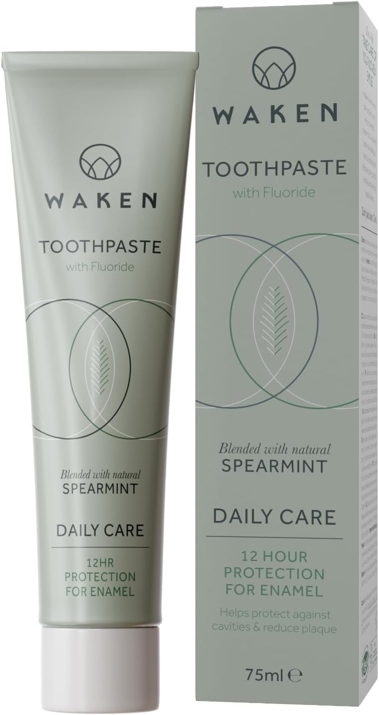 Waken, Spearmint Fluoride Toothpaste, Helps Protect Against Cavities ...