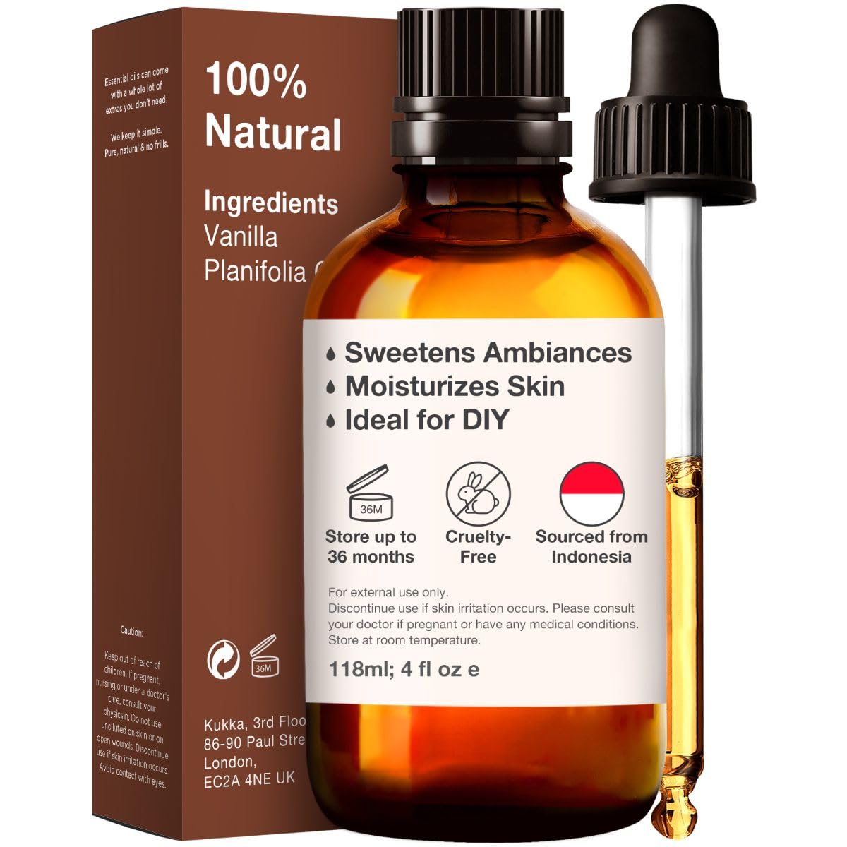 Snapklik Kukka Vanilla Essential Oil For Diffuser 100 Natural