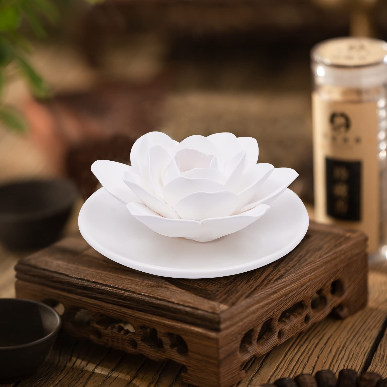 Snapklik.com : Eleeferri Essential Oil Passive Flower Diffuser Flower ...