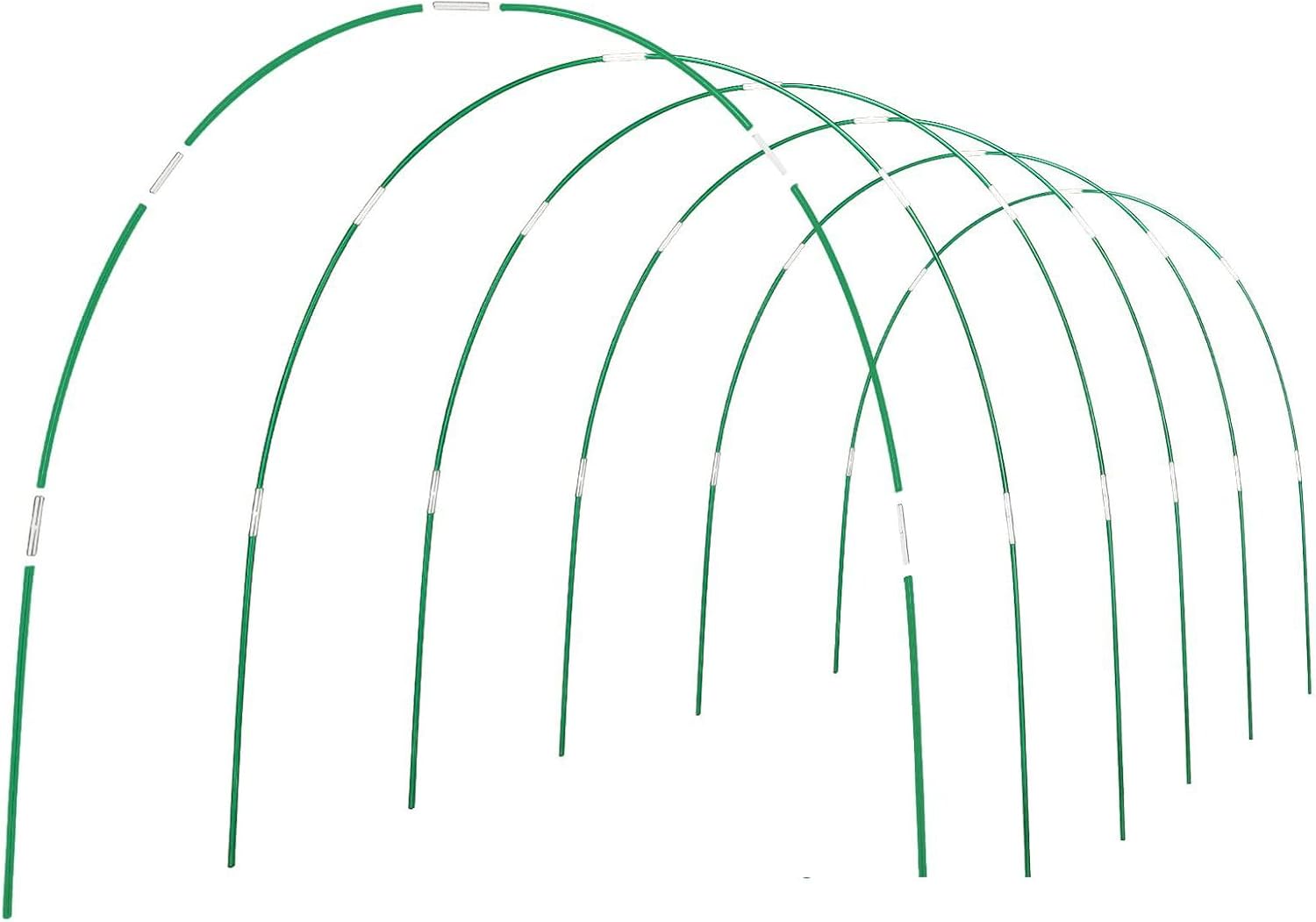 Amazon.com : ZOOMSAVO Greenhouse Hoop Grow Tunnel Set of 6 8ft Garden ...